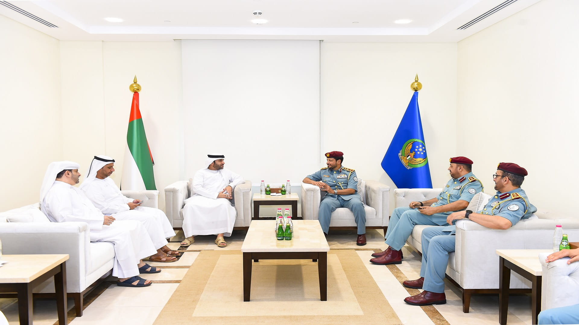 Al Shamsi receives Sheikh Majid bin Sultan bin Saqr Al Qasimi