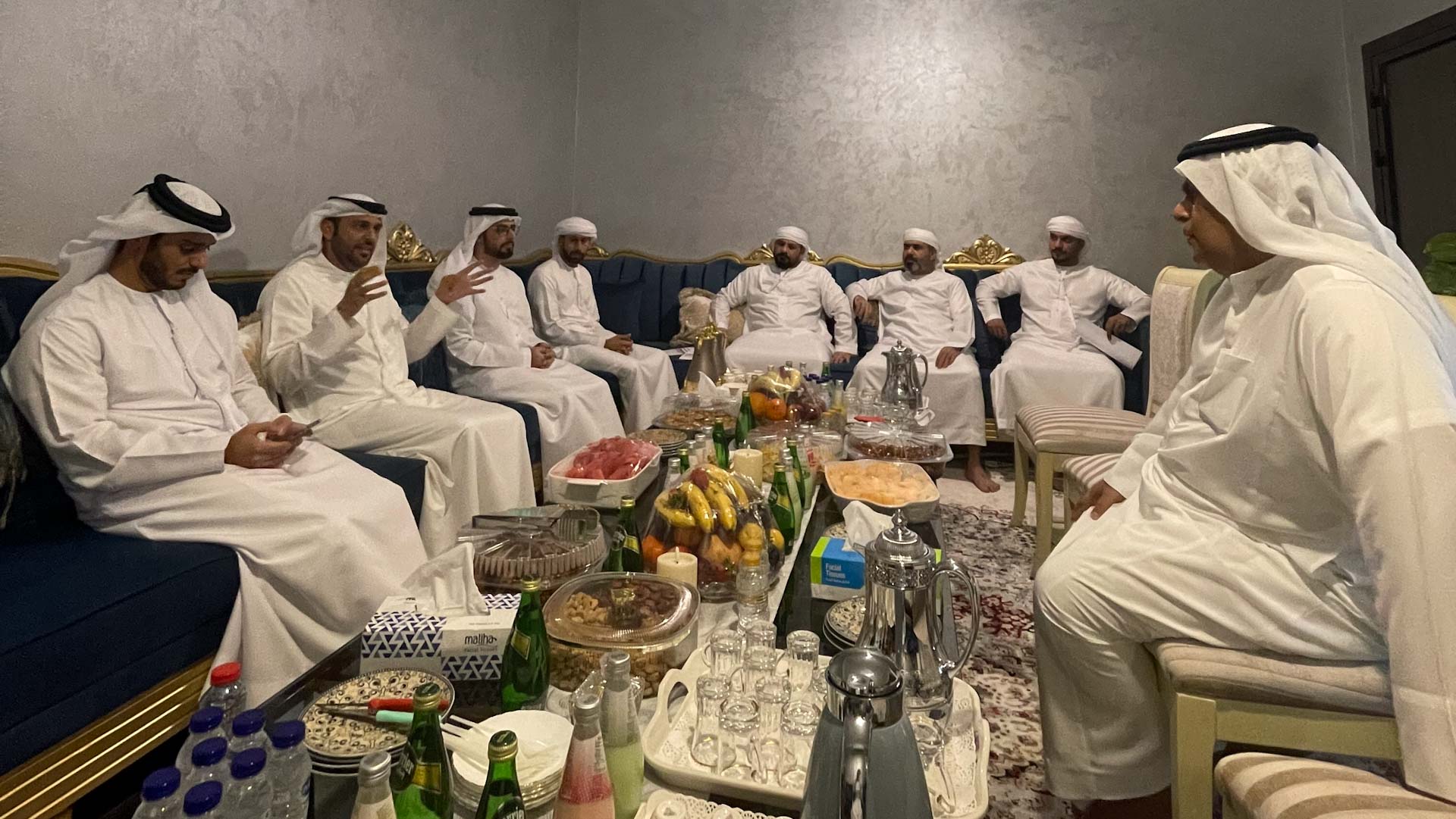 Al Suyoh Council members visit residents of Al Syouh