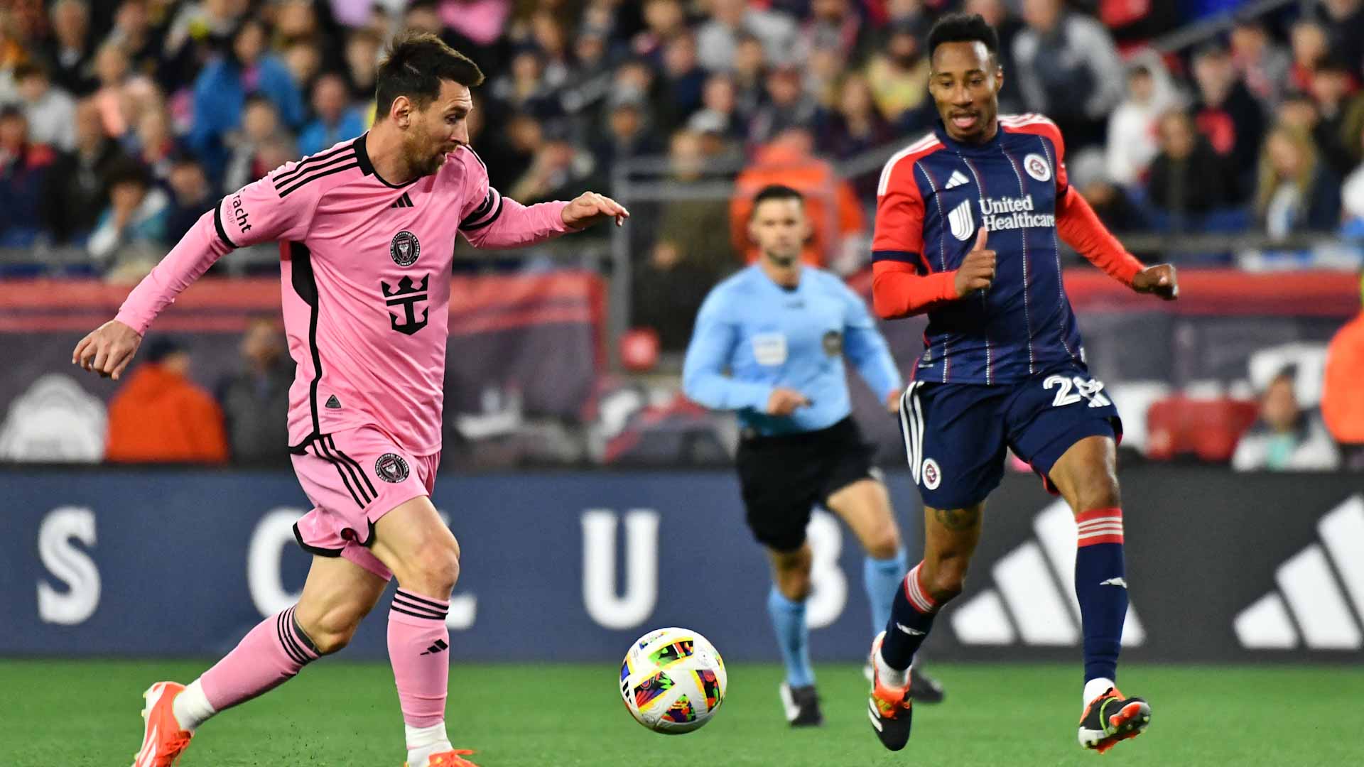 Messi scores two more as Miami win 4-1 at New England