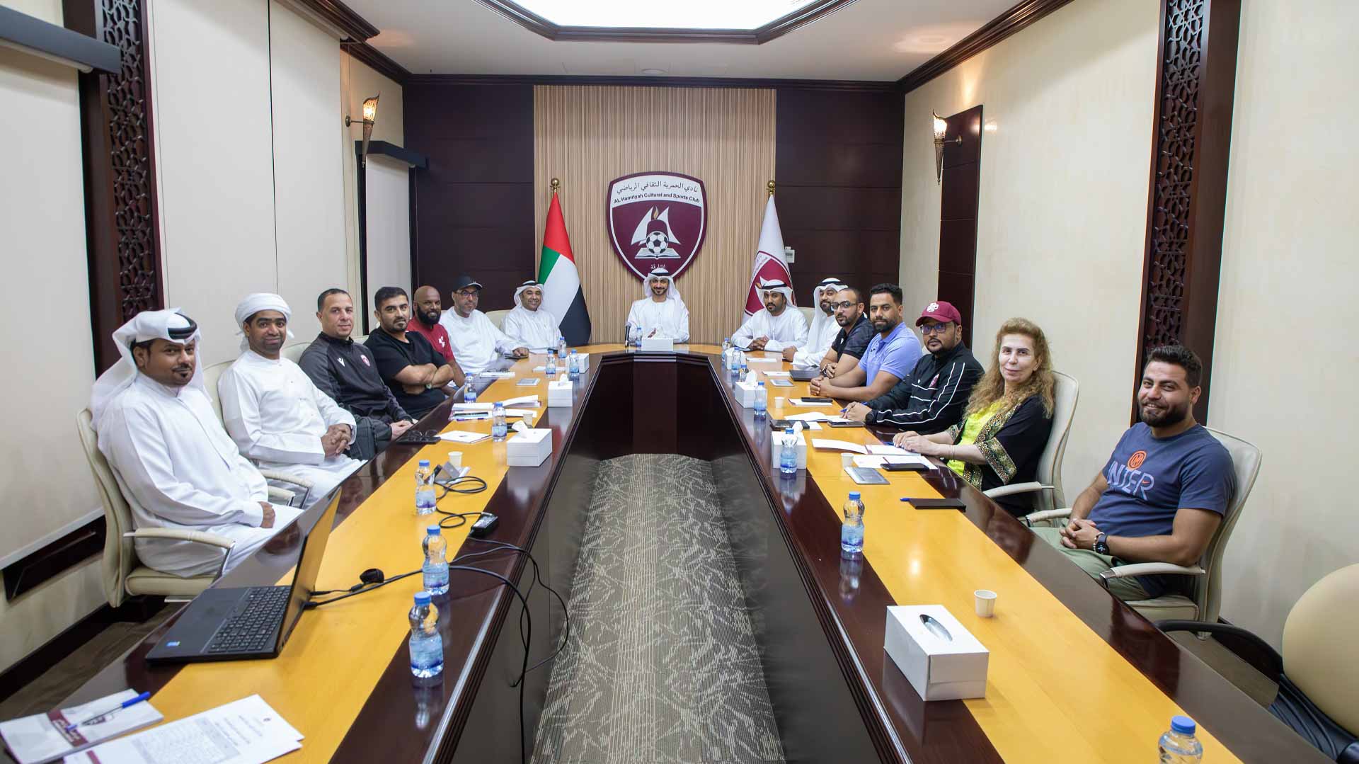 Humaid Al Shamsi chairs the meeting of SSELA