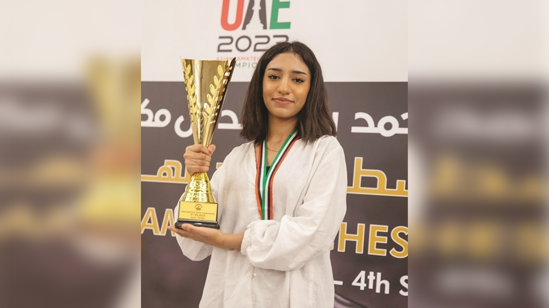 Rawdha Al Serkal receives International Grandmaster Certificate