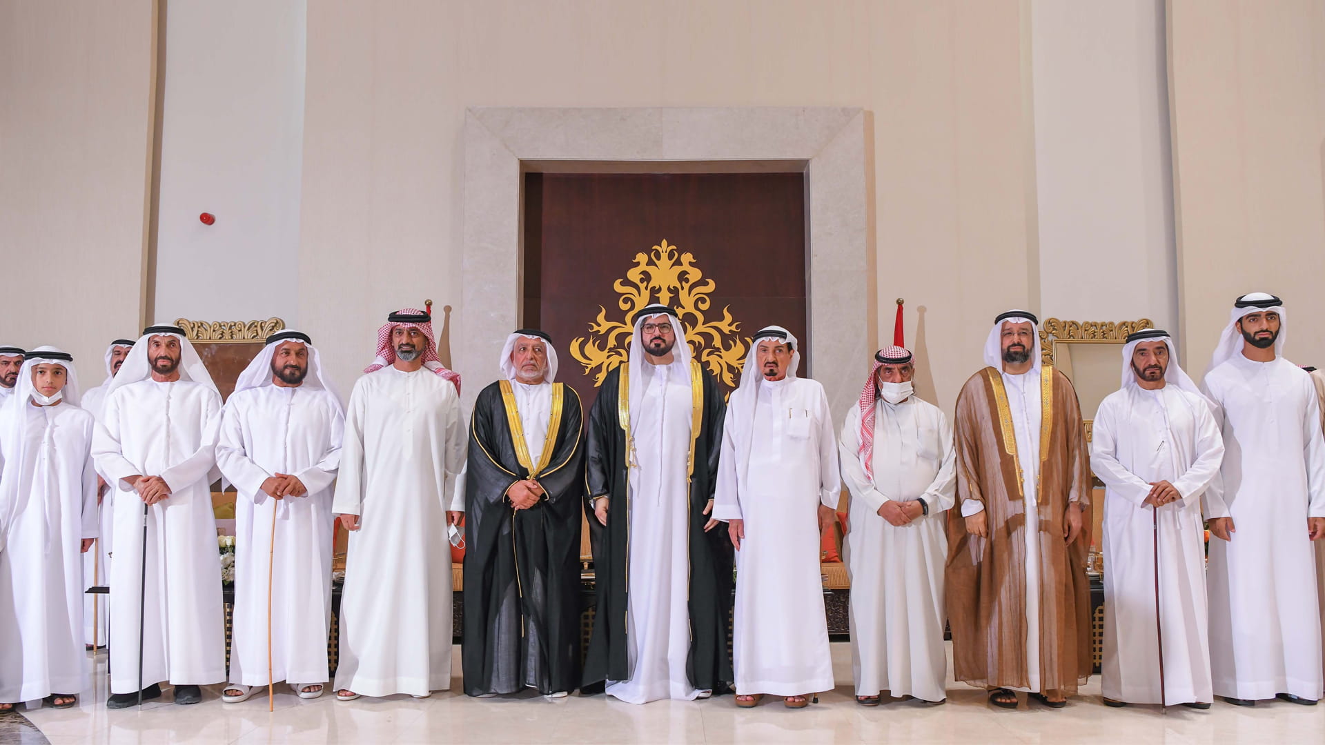 Ajman Ruler attends wedding reception of Al Nuaimi, Al Qasimi